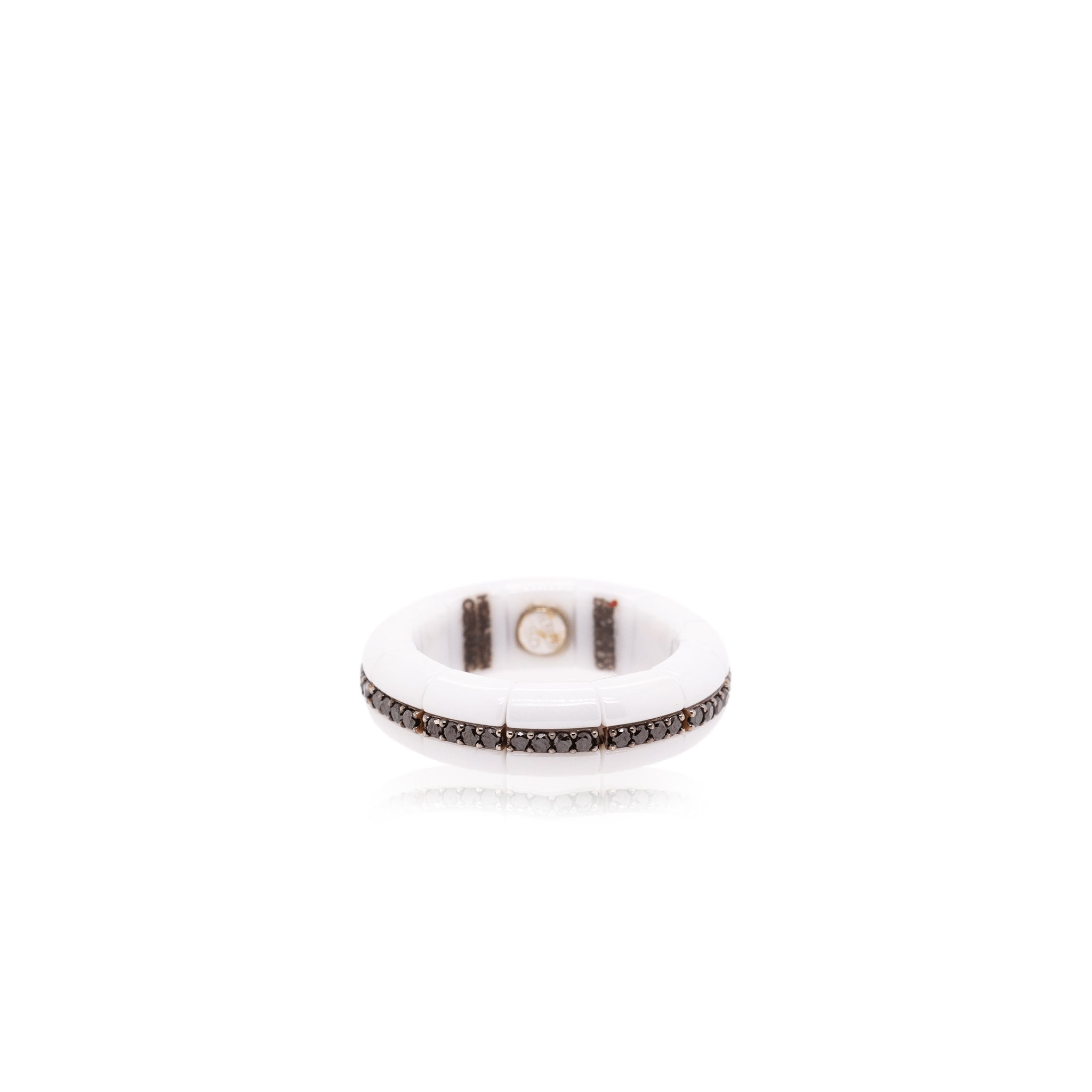 White Ceramic Ring – MUS.za Fine Jewellery